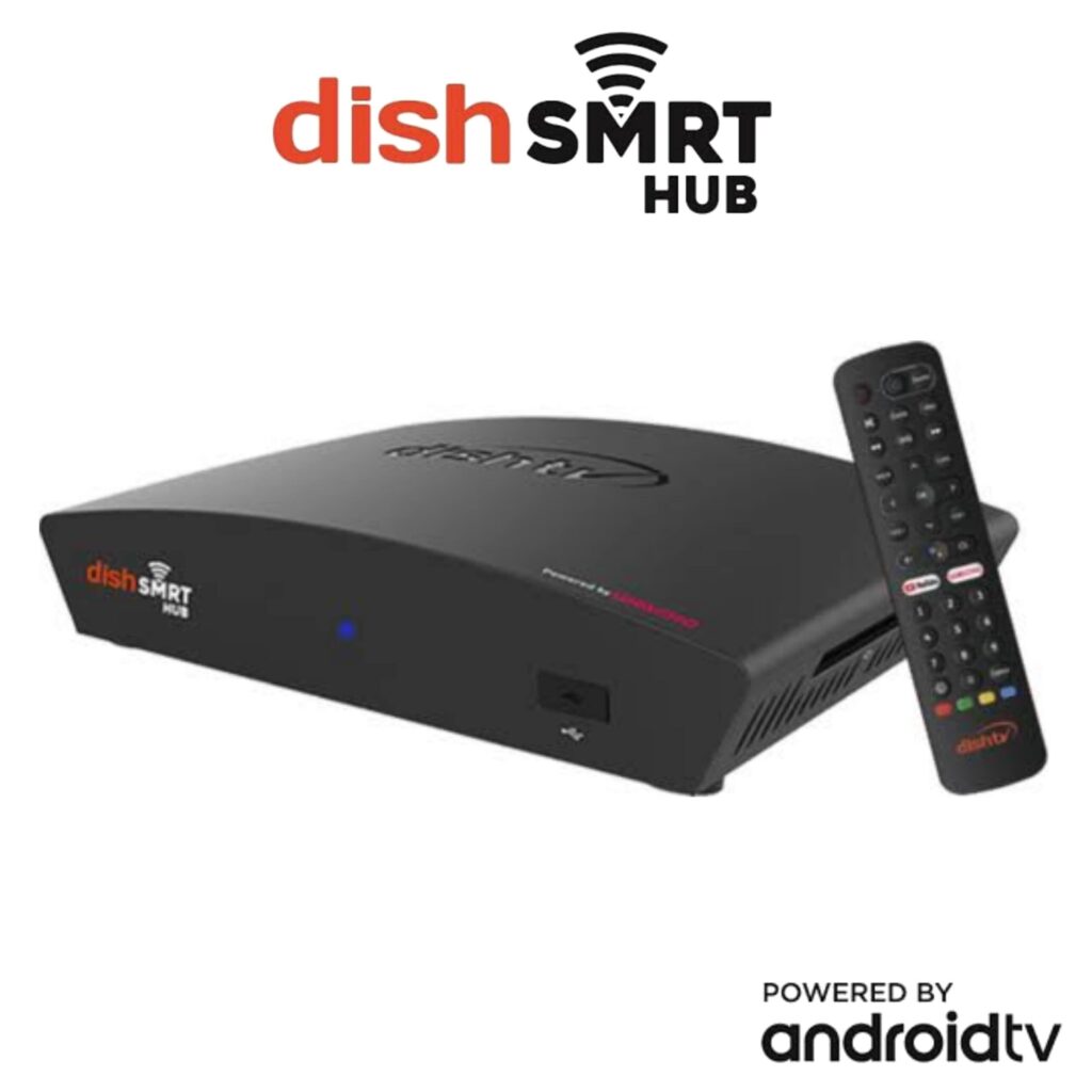 Dish Smrt Hub Set Top Box with TV+OTT Apps Buy online at Best Price - deepakstorehub.in