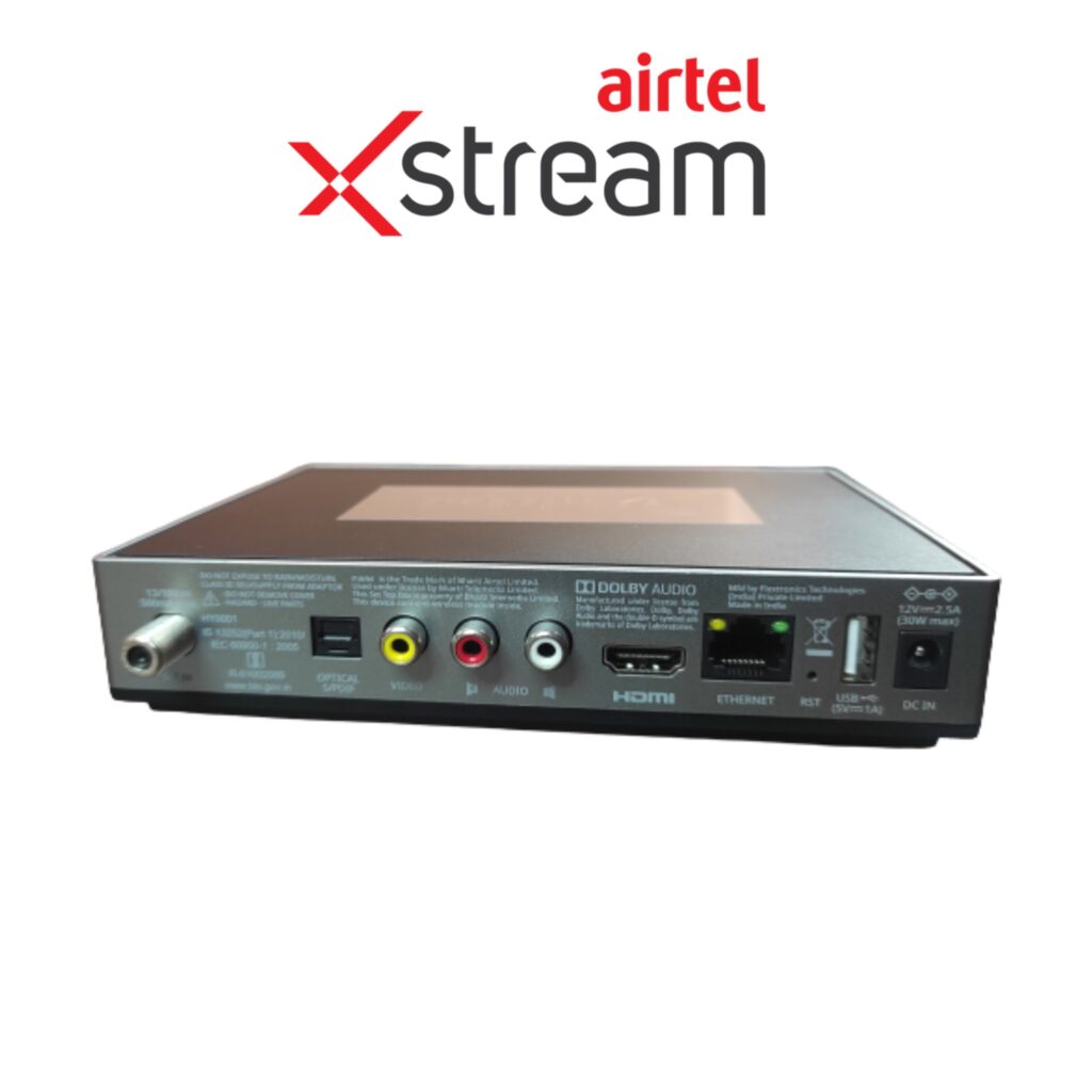 Airtel Xstream Set Top Box with Android TV+OTT Apps Buy online - deepakstorehub.in