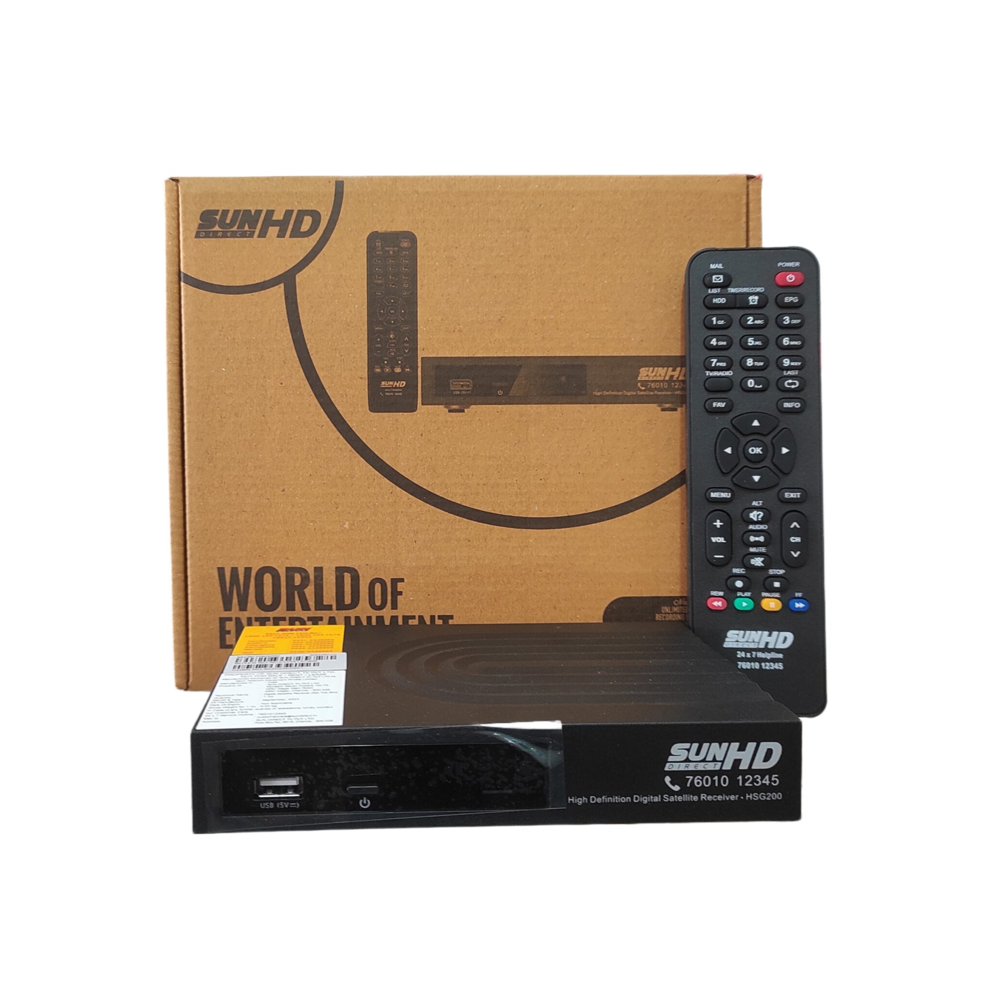 Sun Direct HD Set Top Box Buy online at Best Price - deepakstorehub.in