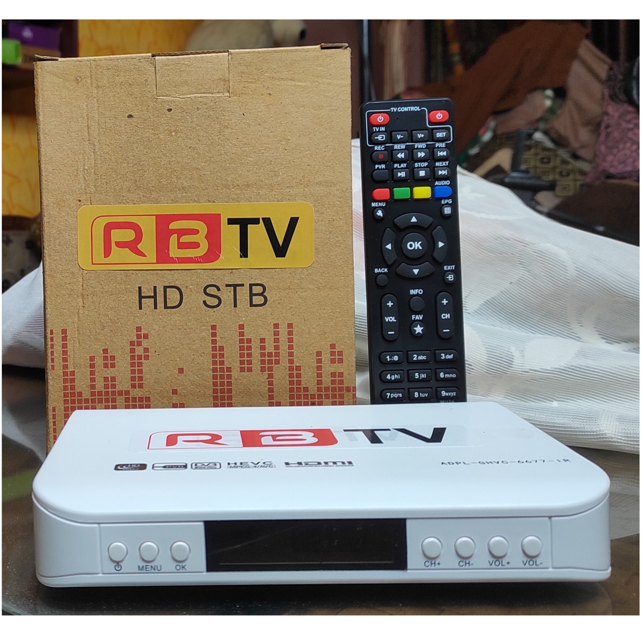 RB TV H.265 10Bits Full HD MPEG-4 Set Top Box for DD Free Dish ...